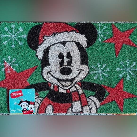 Disney | Holiday | Disney Christmas Mickey Mouse Outdoor Coir Mat ...